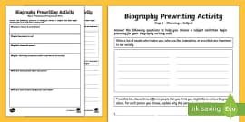 Significant Individuals Fact File Template KS1 Resource