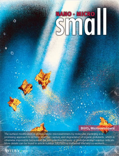 molecular imprinted bivo4 microswimmers for selective target recognition and removal small 19