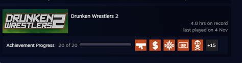 44 Drunken Wrestlers 2 R Steamachievements