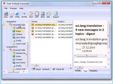 How To Convert Outlook Email To PDF DOC TIFF JPEG And EML YouTube
