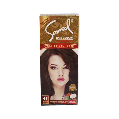 Samsol Hair Color Medium Brown No41 Al Fatah