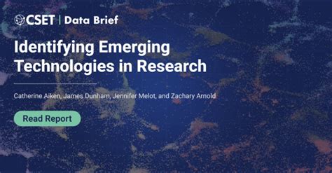 Identifying Emerging Technologies In Research Center For Security And