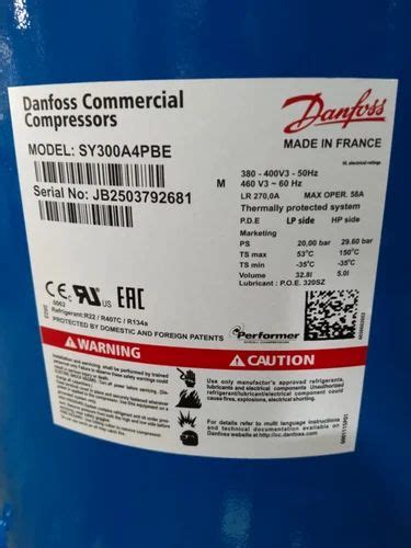 danfoss scroll compressor sy380 at ₹ 161000 scroll and reciprocating
