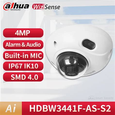 Dahua Mini Dome Network C Mera IP Original Suporta SMD 4 0 AI SSA