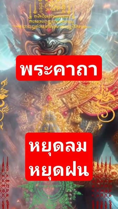 พระคาถาหยุดลมหยุดฝน คาถาหลวงพ่อกวย โชคลาภ คาถาเมตตามหานิยม รวย สวด