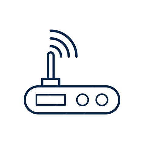 Premium Vector Wi Fi Router Icon Vector Logo Illustration