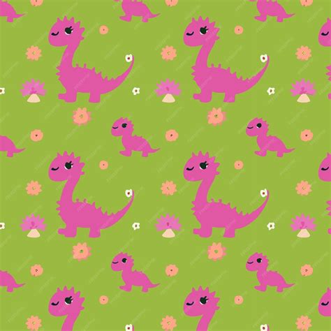 Premium Vector Dinosaur Dino Pattern Vector