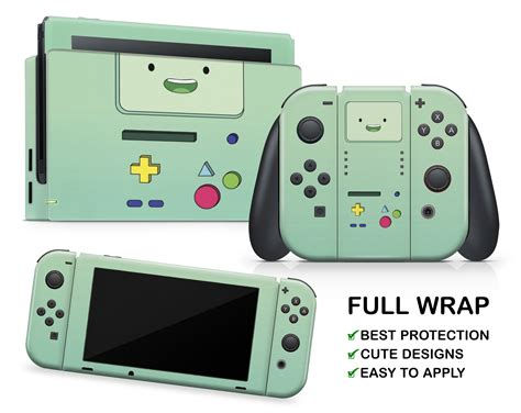 Adventure Time Beemo BMO Nintendo Switch Vinyl Skin Green | Etsy
