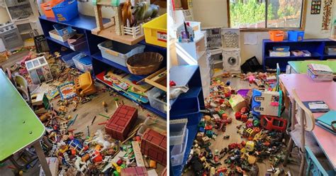 Teacher Posts Messy Classroom Photos After Preschool Tantrum Calls Out
