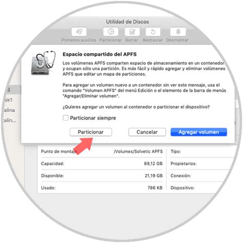 Cómo Crear O Eliminar Volumen Partición Apfs Mac Os Solvetic
