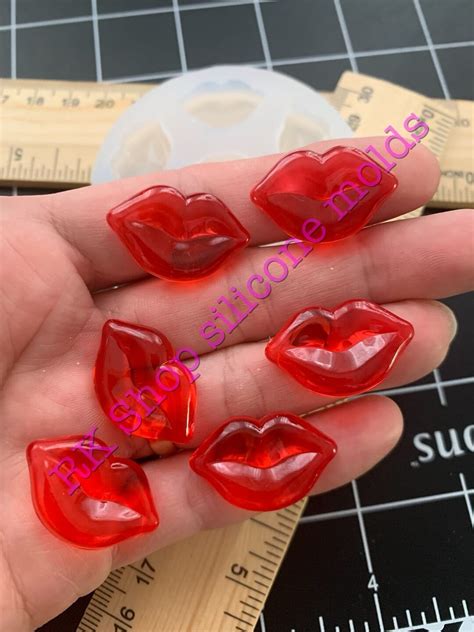 Shine Hot Sexy Lips Handmade Silicone Mold For Fondant Resin Crafts
