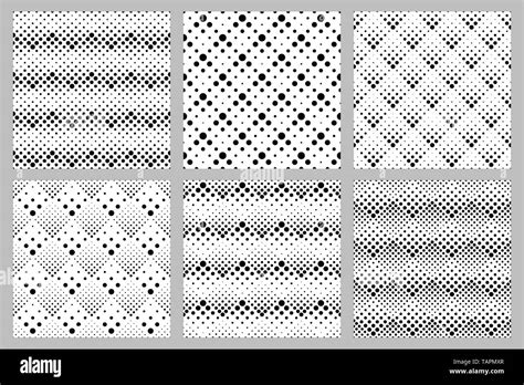 Retro Abstract Dot Pattern Background Design Set Stock Vector Image And Art Alamy
