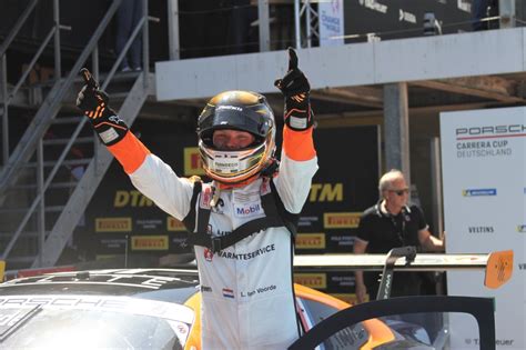 Porsche Cups Larry Ten Voorde Schittert In Duitse Porsche Cup Tijdens