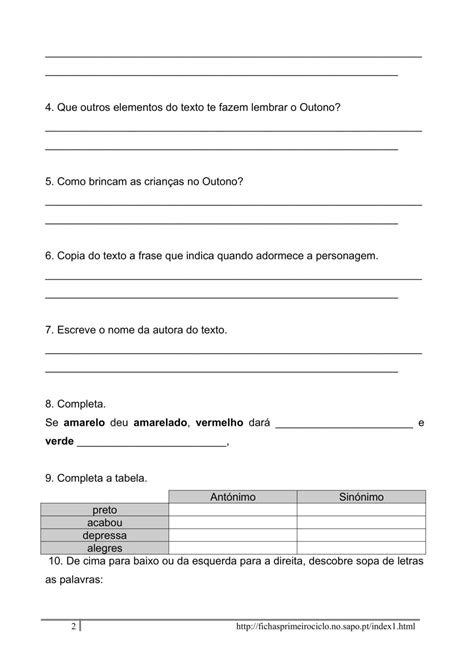 Fichas Gr Tis Para Ano Ensino B Sico Download Imprimir
