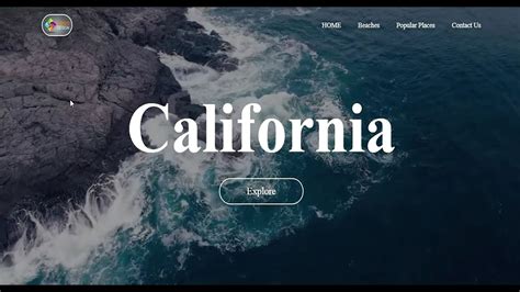 تصميم موقع ويب كامل عن طريق ال Html و Css Youtube