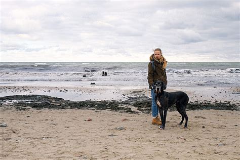 Lady And A Dog Del Colaborador De Stocksy Danil Nevsky Stocksy