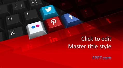 10 Social Media Marketing Powerpoint Template Graphic Cloud