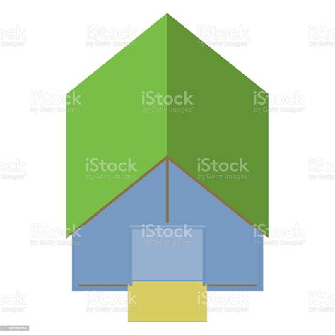 소박한 작은 집입니다 심플한 집 구조 아이소메트릭 보기 3d 벡터 일러스트레이션 가정의 방에 대한 스톡 벡터 아트 및 기타