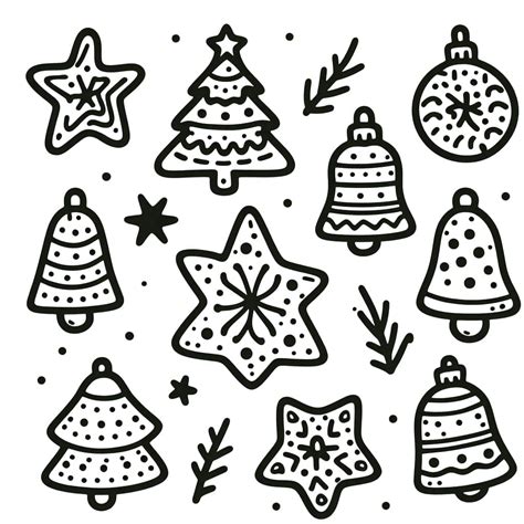 Desenhos De Biscoitos De Natal Para Colorir E Imprimir ColorirOnline