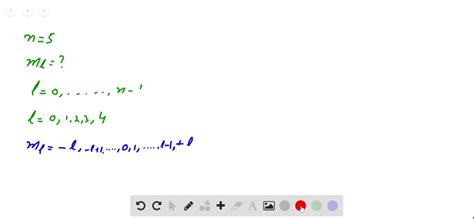 solved how many different values of mℓ are possible when the principal