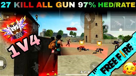 27 Kill💪 All Gun 99 Hedshort Rate ⚡ Solo Vs Squad Full Rank Gameplay