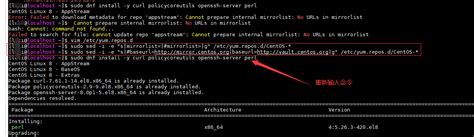 Centos 8 Cannot Prepare Internal Mirrorlist No Urls In Mirrorlist 解决方法 看看反馈 博客园