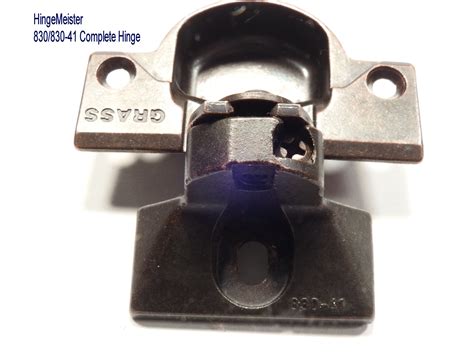 Complete Hinge Grass 830 Hinge And 830 41 Mounting Plate Hinge Meister