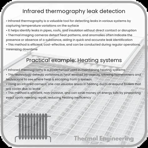 Infrared Thermography Leak Detection