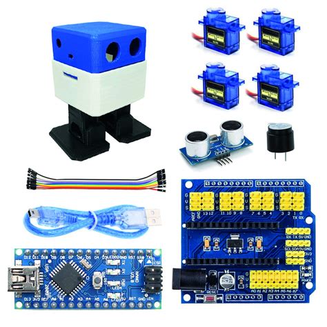 Buy Barney Robot Blue Arduinonano Project Kit Arduinobarney Robot Kit