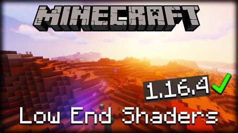 BEST Low End High FPS Minecraft Shaders 1 16 5 Low End Minecraft