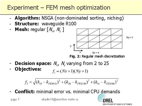 Multiobjective Optimization For Finite Element Analysis Itss 2010