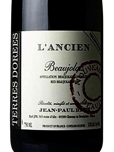 Terres Dorées L Ancien Vieilles Vignes Beaujolais Nouveau Vivino US
