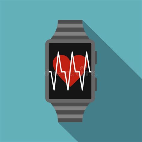 Smartwatch Icon Flat Style Stock Illustration Illustration Of Device