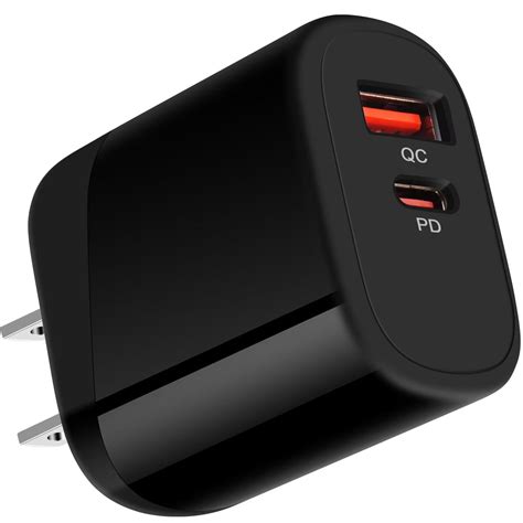 Usb C Block Fivebox Usb C Wall Charger Block W Pd Type C Charger Block Qc Dual Usb C Wall