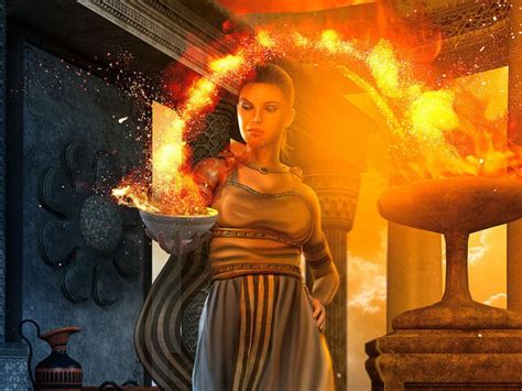 Hestia Symbols Greek Mythology