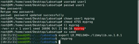 SEED 2 0 Softwarelab1 Environment Variable And SetUID Sung S Blog