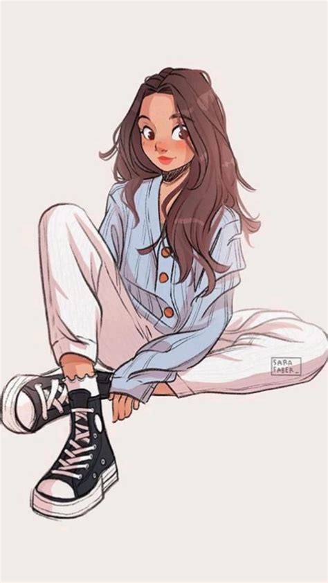 Random Cartoon Girl Drawing Character Art Comic Art Girls