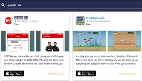 Appapp Is Advanced Search For The Ios App Store Gadgets 360