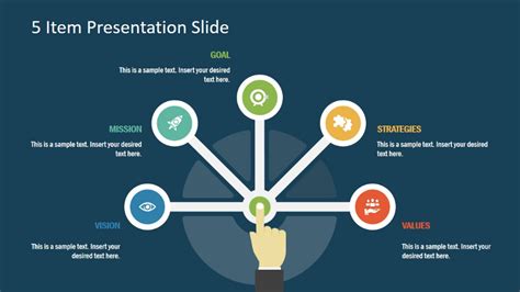 Free 5 Item Presentation Slide For PowerPoint Google Slides