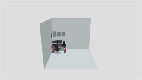 Gaming Setup Scene 3d Model By M1n1m4n17 9612a33 Sketchfab