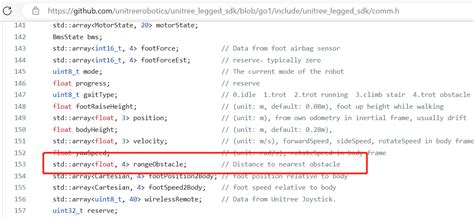 Obstacle Avoidance From Sdk Issue Unitreerobotics Unitree