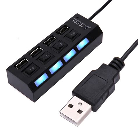 New Ports USB Hub High Speed Hub USB Mbps Ultra Slim USB Hub USB Splitter Adapter PC