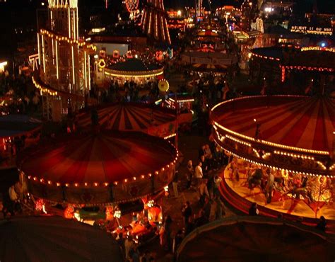 Hull Fair Seen From The Ferris Wheel Hull Fair Photographer Hull