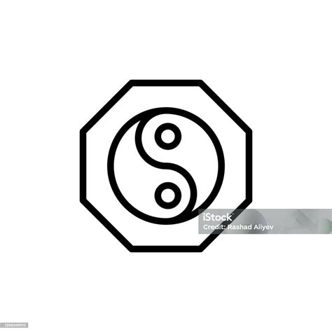 英陽替代醫學圖示簡單的行 輪廓的替代醫學圖示的向量元素 Ui 和 Ux 網站或移動應用程式向量圖形及更多佛教圖片 佛教 大自然 太極圖