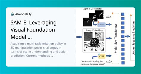 sam e leveraging visual foundation model with sequence imitation for