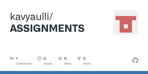 Github Kavyaulliassignments