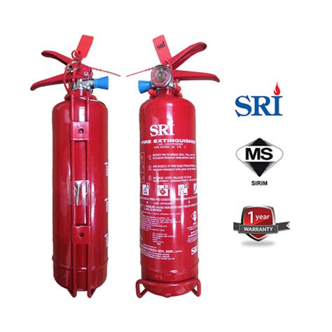 1kg Fire Extinguisher Sri Abc Dry Powder For Grab Drivers E Hailing