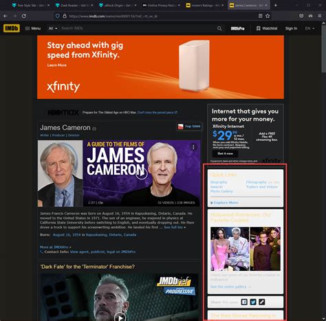 Broken Website Imdb Some Headers And Most Sidebar Items · Issue 8157