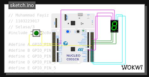 muhammad fayiz firdaus 1103323017 wokwi esp32 stm32 arduino simulator