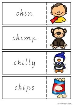 Phonics Digraph Read And Match By Teaching With Miss Sam TPT